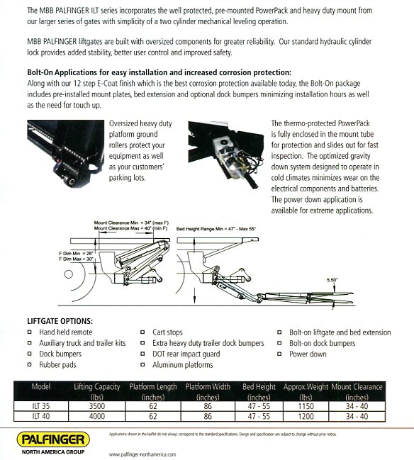 Interlift Lift Gate Dealer Long Island, New York | Hydraulic Lift Gates ...