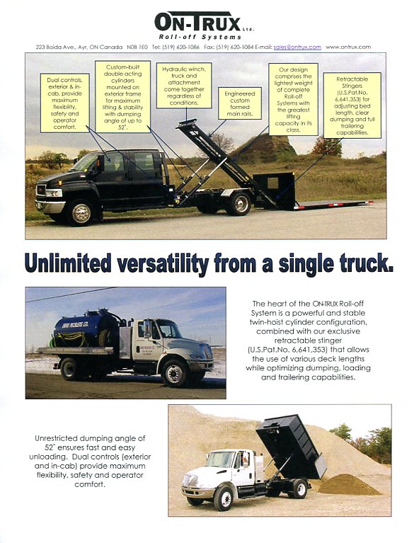 On-Trux Roll Off Systems New York | Transform Your Truck Into Versatile ...